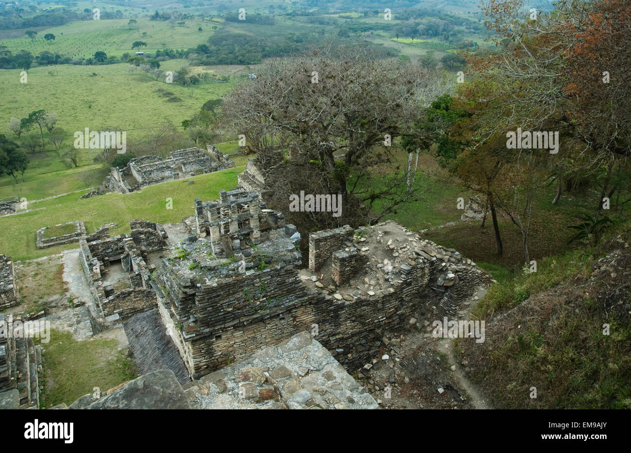 Top Of The Acropolis, Tonina, Chiapas, Mexico Stock Photo - Alamy