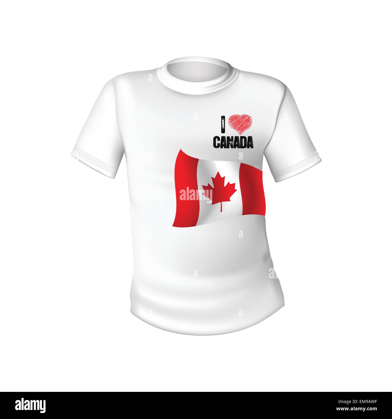 Red color t shirt Stock Vector Images - Alamy