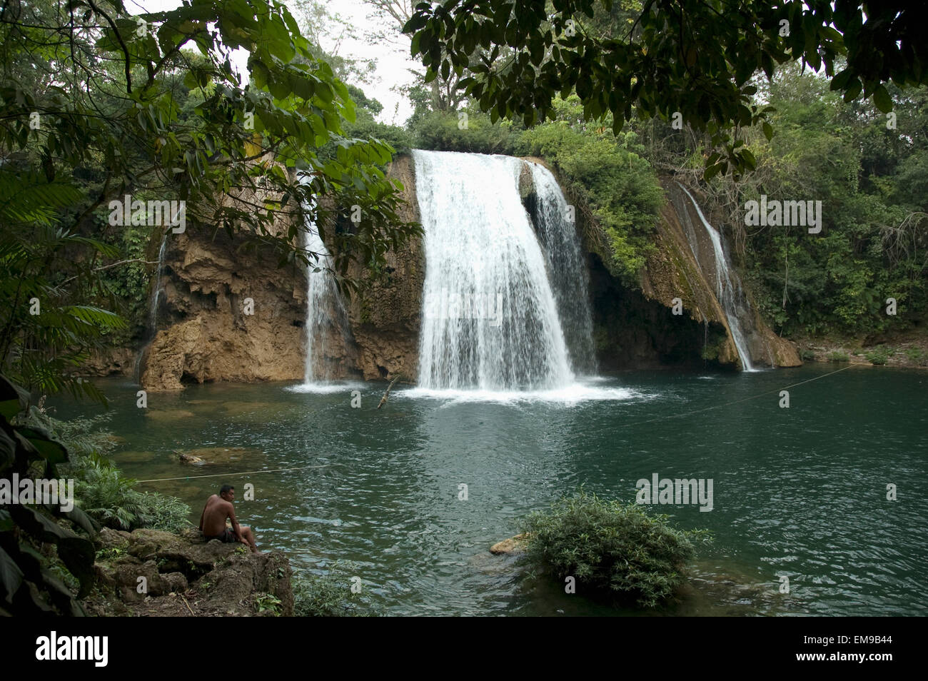 Welib Ha Waterfall, Chiapas, Mexico Stock Photo - Alamy
