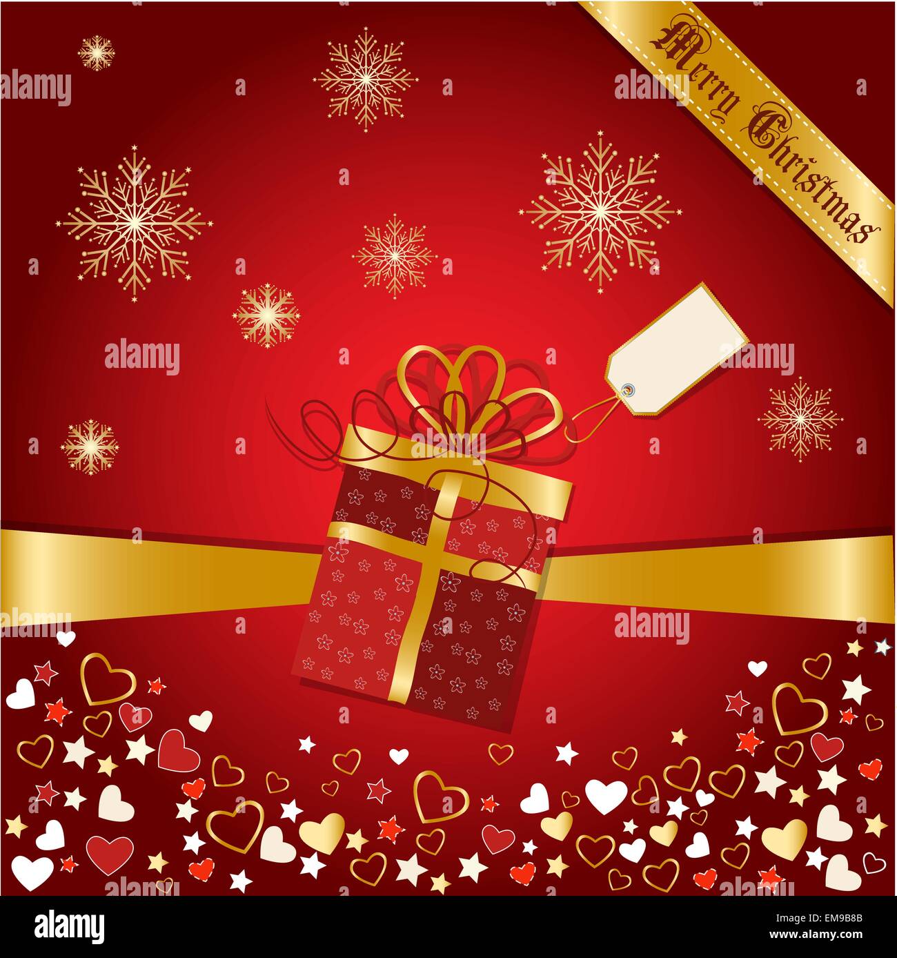 Classic christmas background tree Stock Vector Images - Alamy