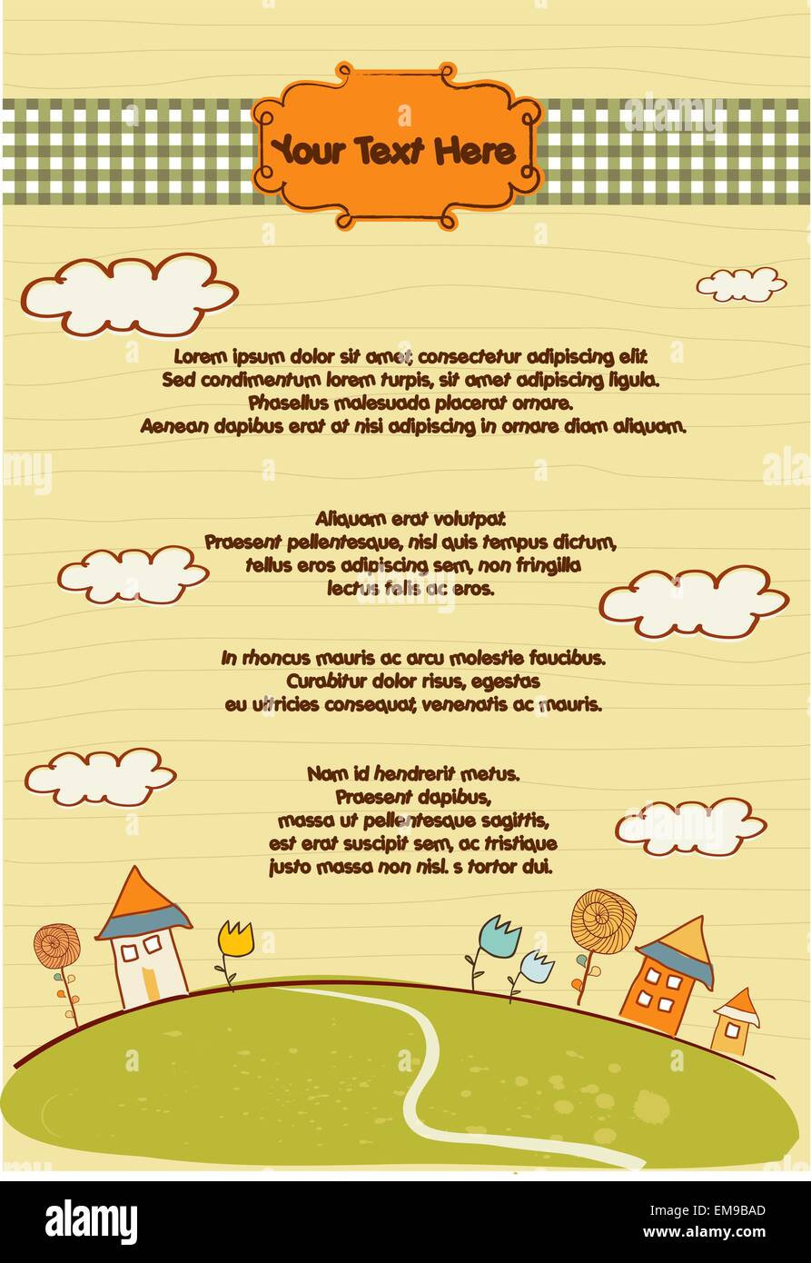 Childish background hi-res stock photography and images - Alamy