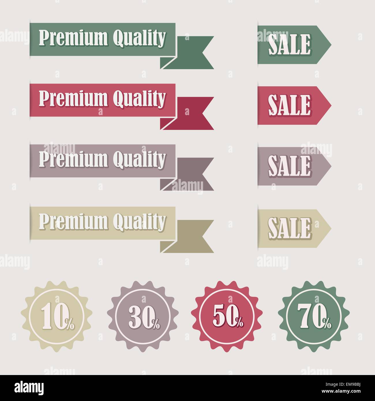 Red sale tags Stock Vector Images - Alamy