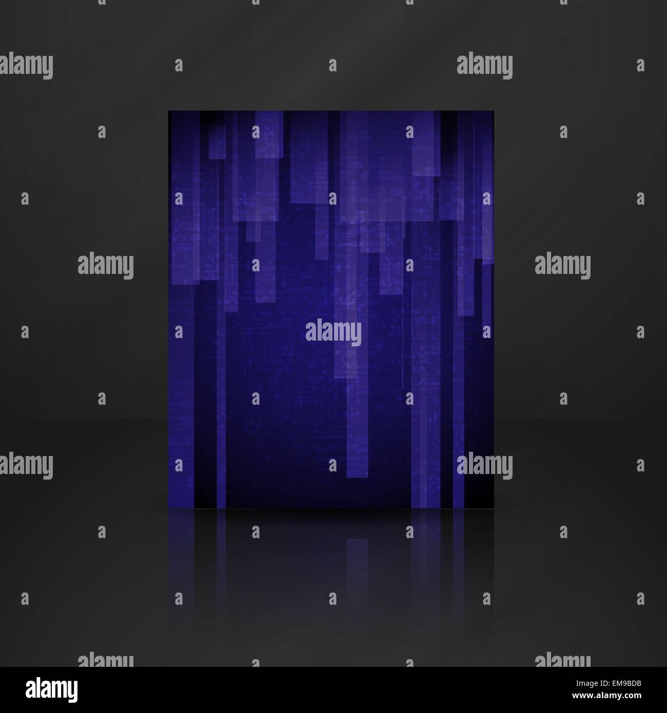 Abstract Blue Rectangle Shapes Background Stock Vector Image & Art - Alamy