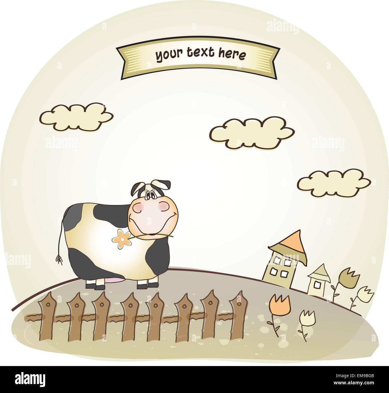 cute happy caw Stock Vector Image & Art - Alamy