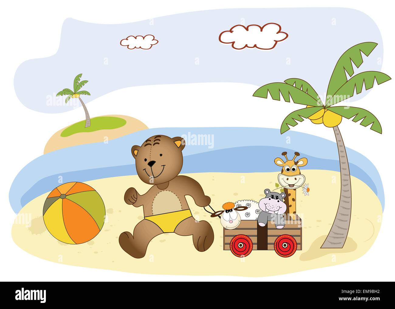 Fun vacation memory Stock Vector Images - Alamy