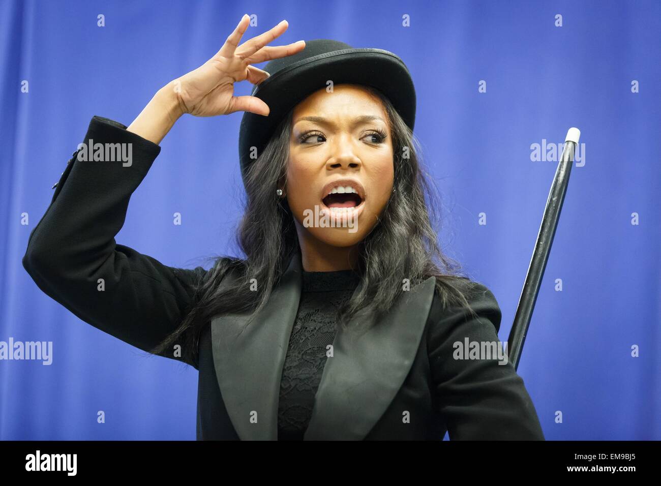 New York, NY, USA. 17th Apr, 2015. Brandy Norwood at a public ...