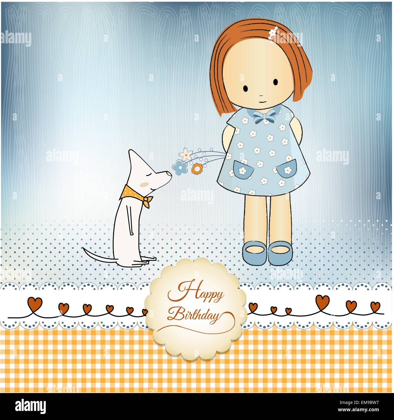 Birthday greeting card Stock Vector Image & Art - Alamy