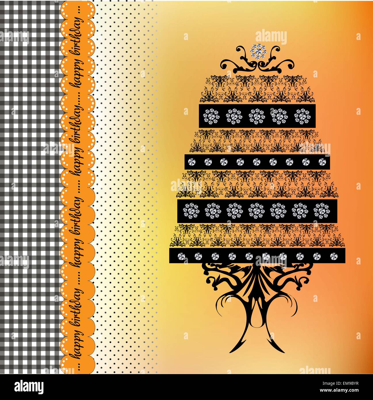 Custom birthday Stock Vector Images - Alamy