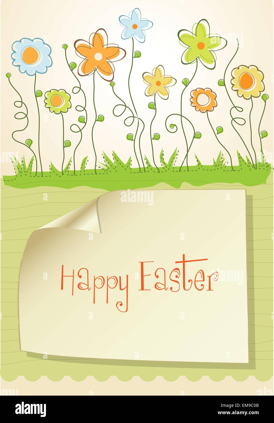 Flower background bright spring Stock Vector Images - Alamy