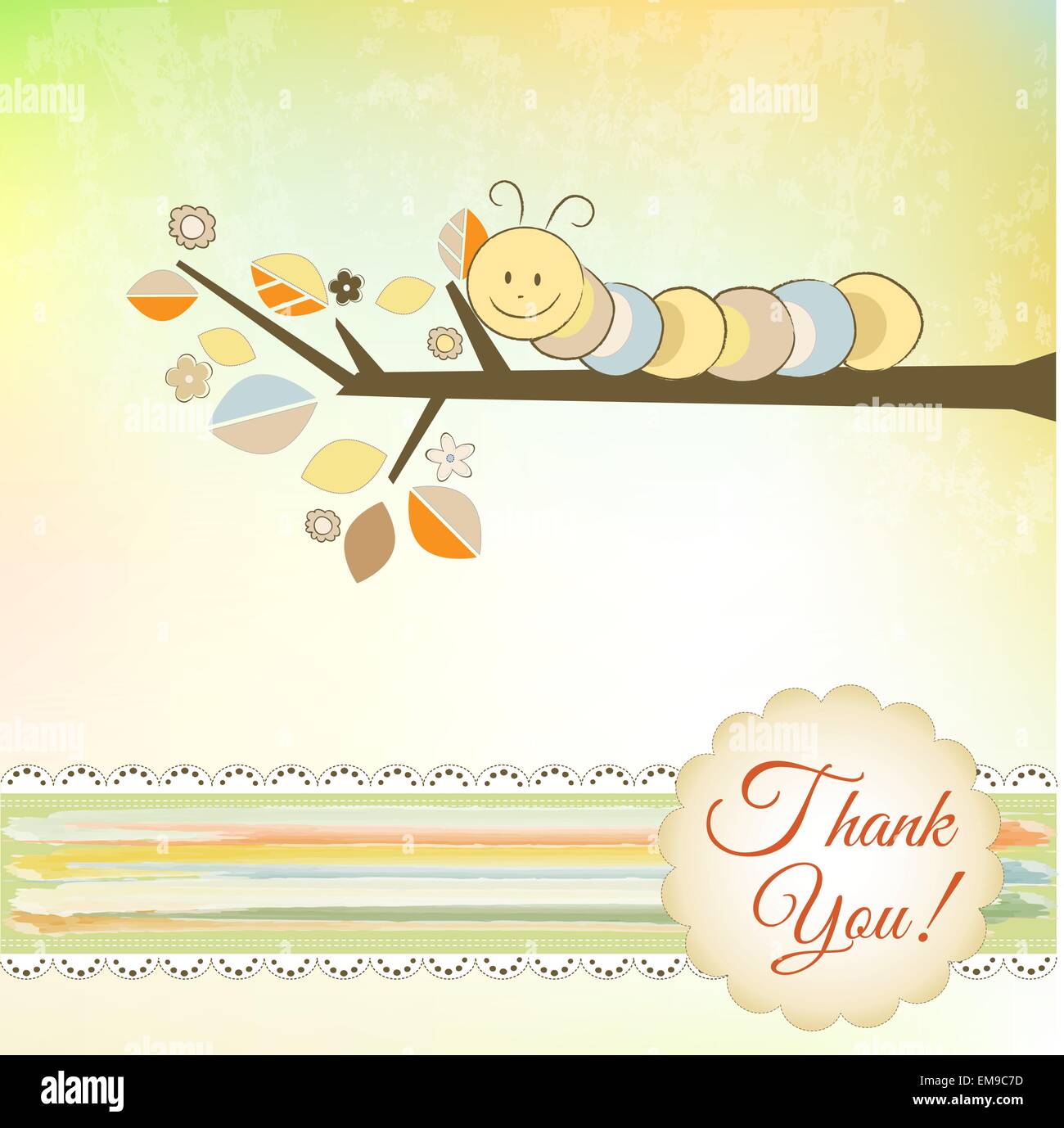 thank you card Stock Vector Image & Art - Alamy
