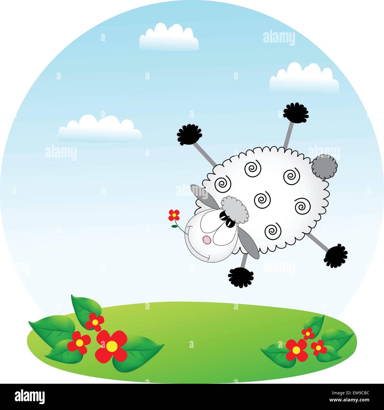 Flying sheep hi-res stock photography and images - Alamy