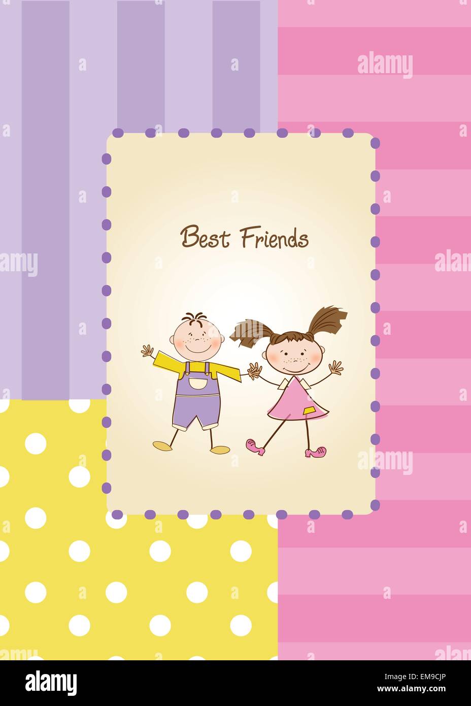 Your friends Stock Vector Images - Alamy