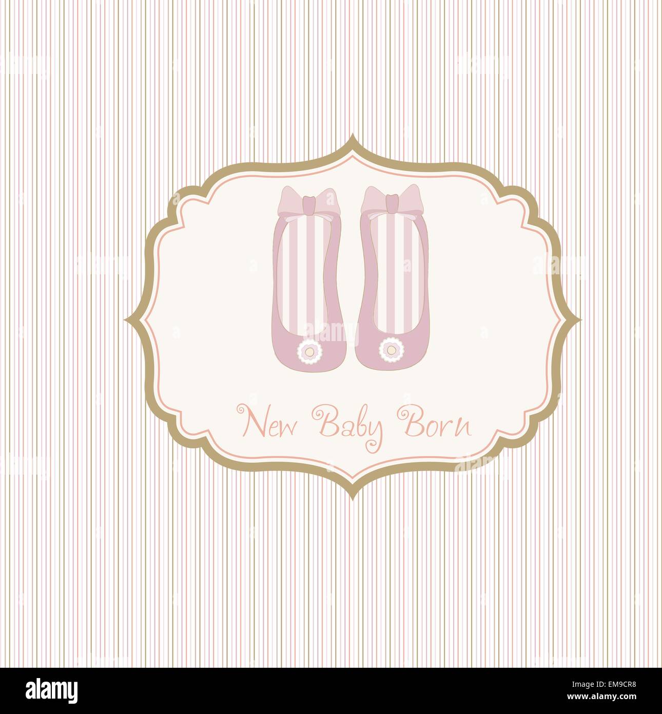Baby shower invitation cards Stock Vector Images - Alamy