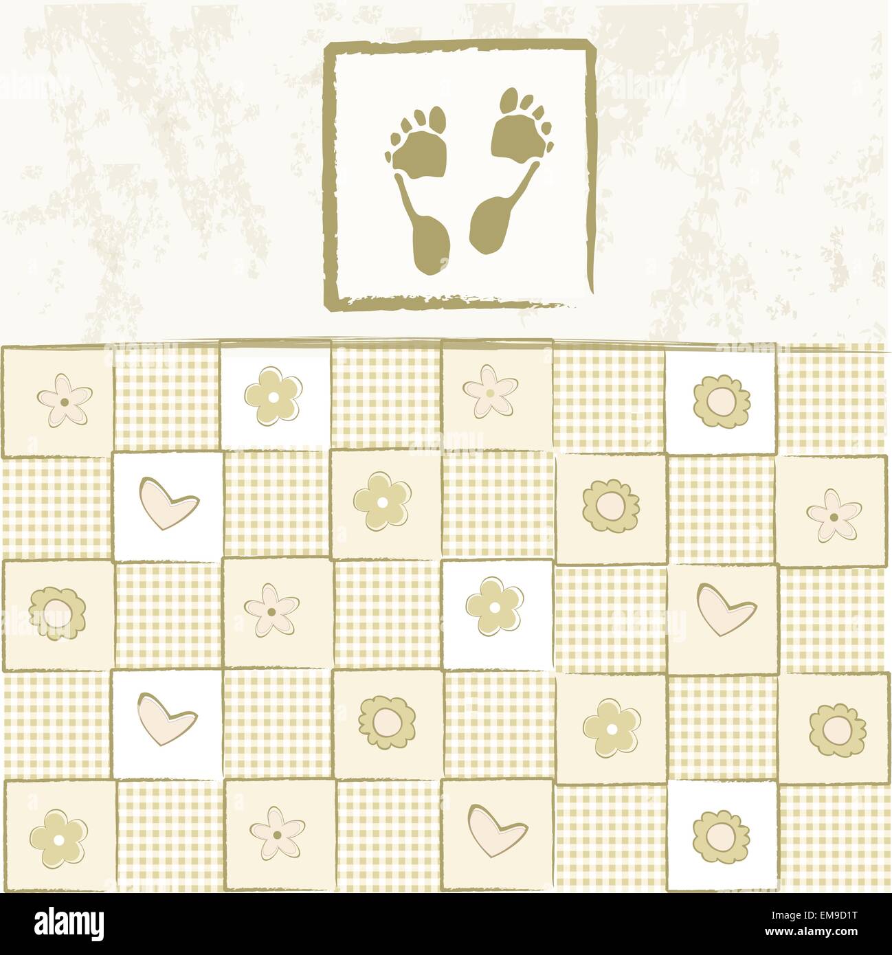 Baby shower announcement feet hi-res stock photography and images - Alamy