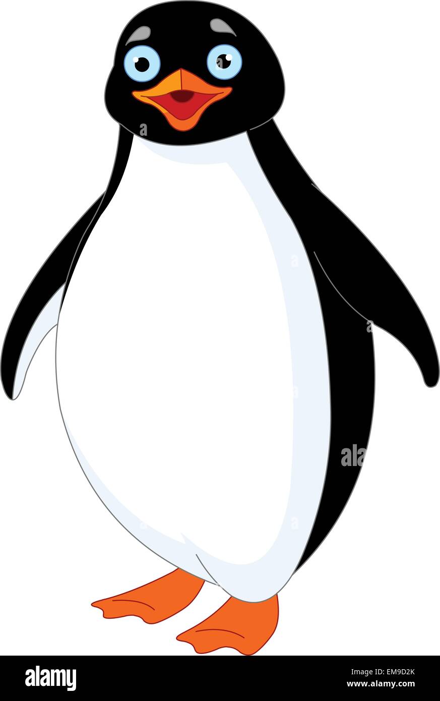 Cute penguin cartoon hi-res stock photography and images - Alamy