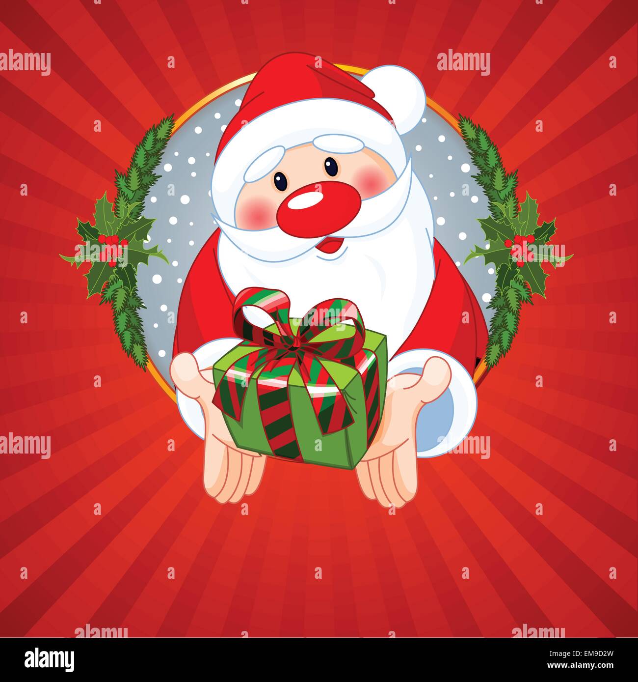 Santa claus icons Stock Vector Images - Alamy