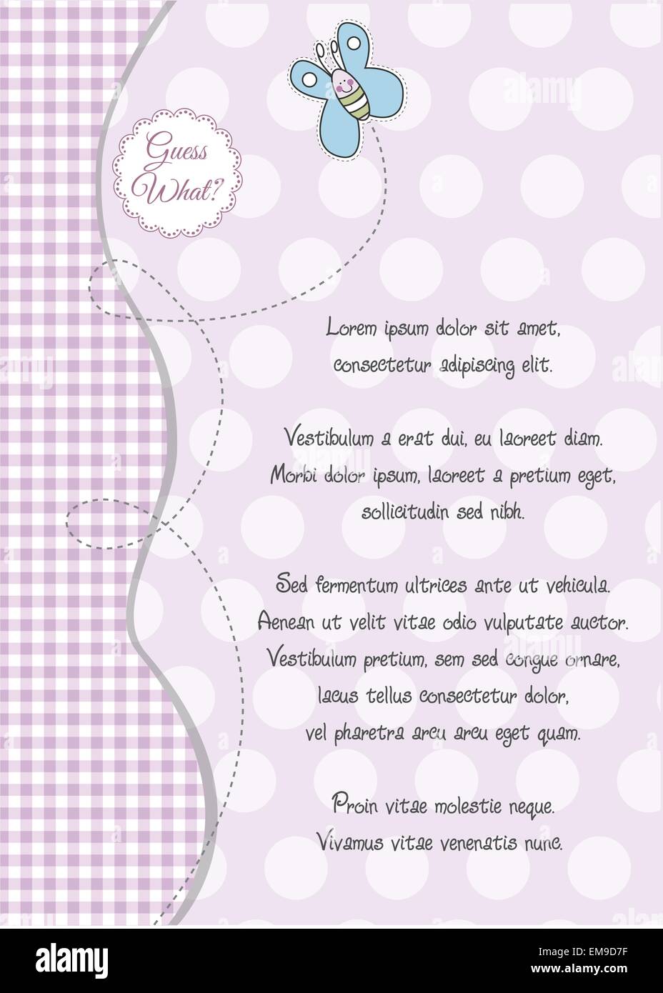 Boy girl baby party Stock Vector Images - Alamy