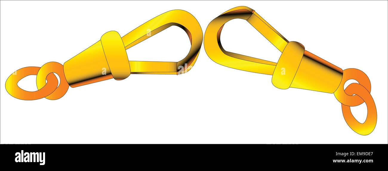 Gold chain isolated Stock Vector Images - Alamy