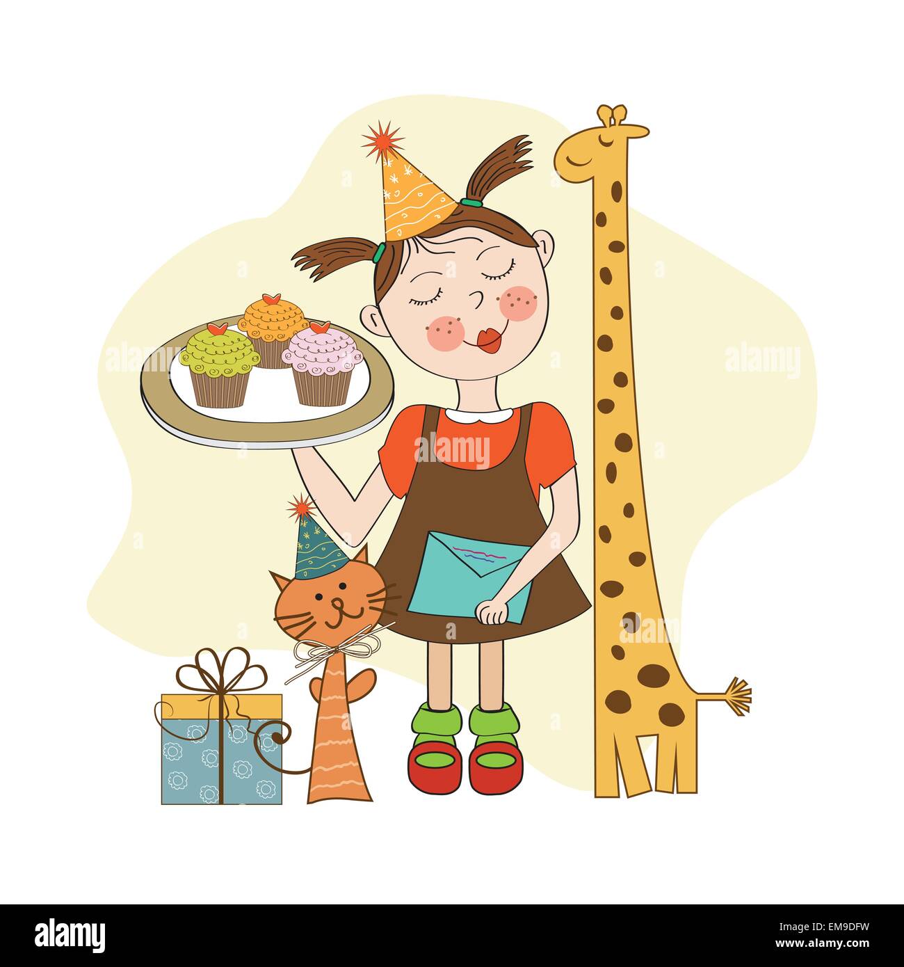 Celebrate animals design Cut Out Stock Images & Pictures - Alamy