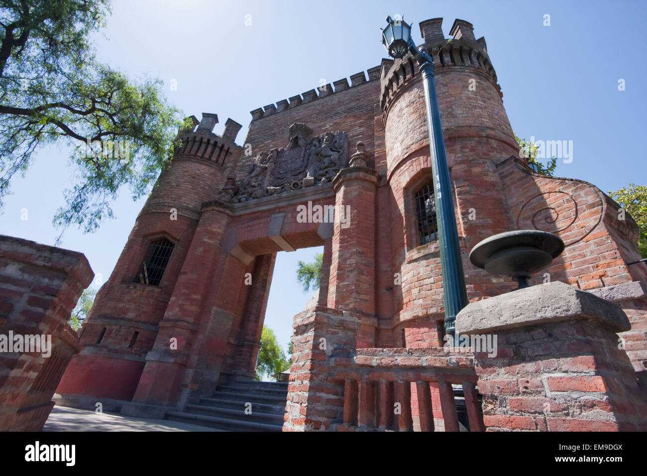 Hidalgo Castle on Santa Lucia Hill, Santiago, Metropolitan Region ...