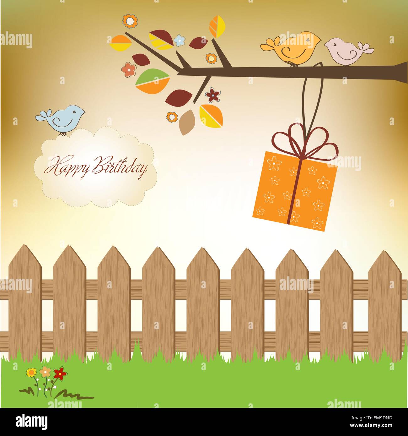 Season's greeting vector Stock Vector Images - Alamy