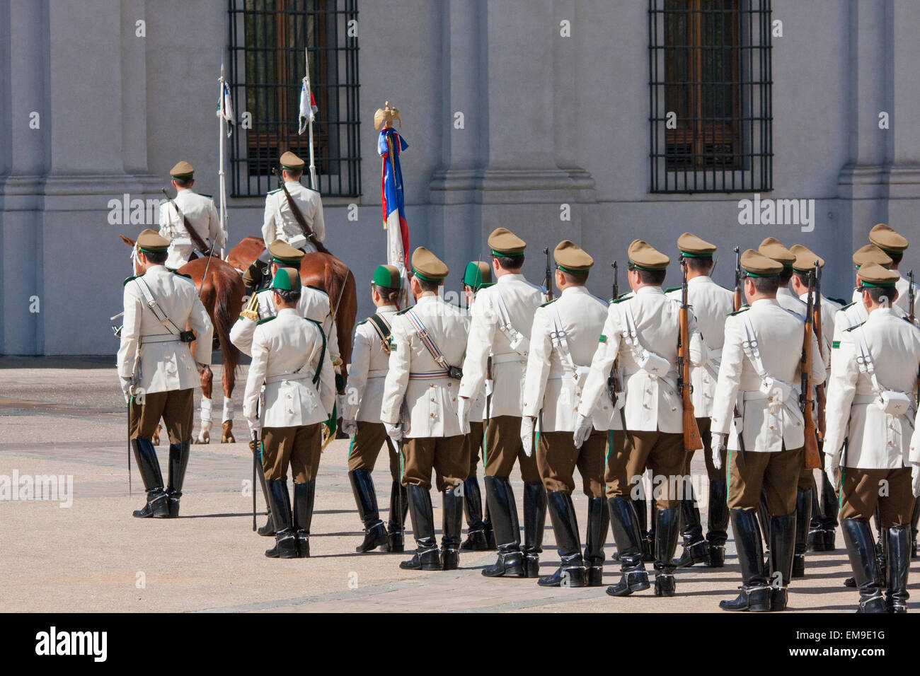 Chile santiago military parade hi-res stock photography and images - Alamy