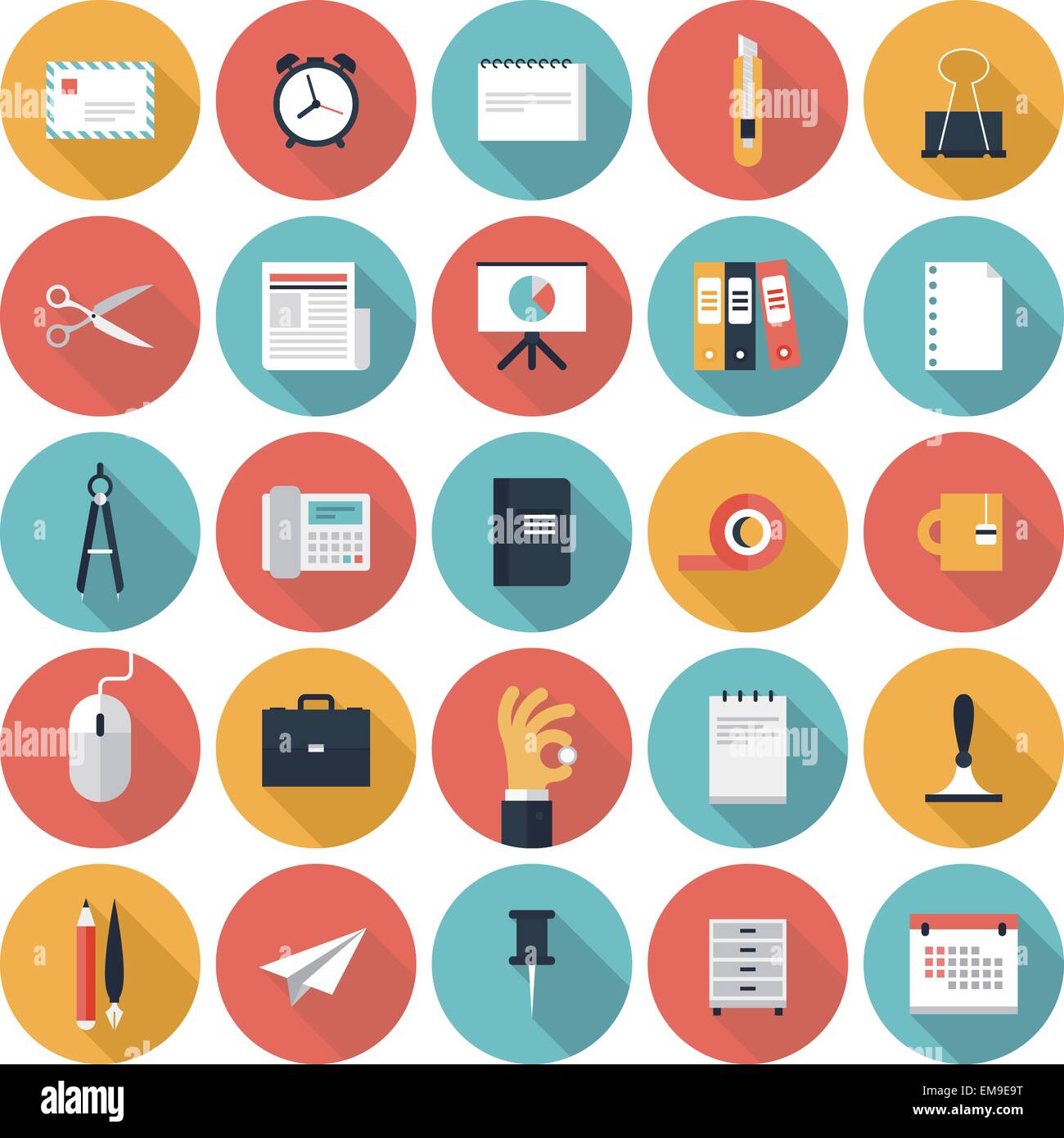 Modern office icon Stock Vector Images - Alamy