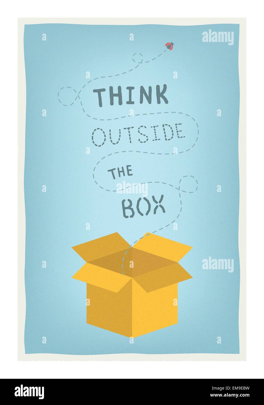 Think outside the box concept Stock Vector Image & Art - Alamy
