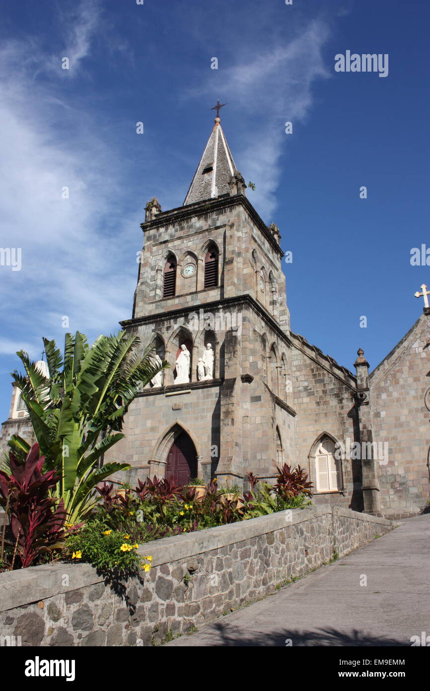 The Roman Catholic Church in Roseau, Dominica Stock Photo - Alamy