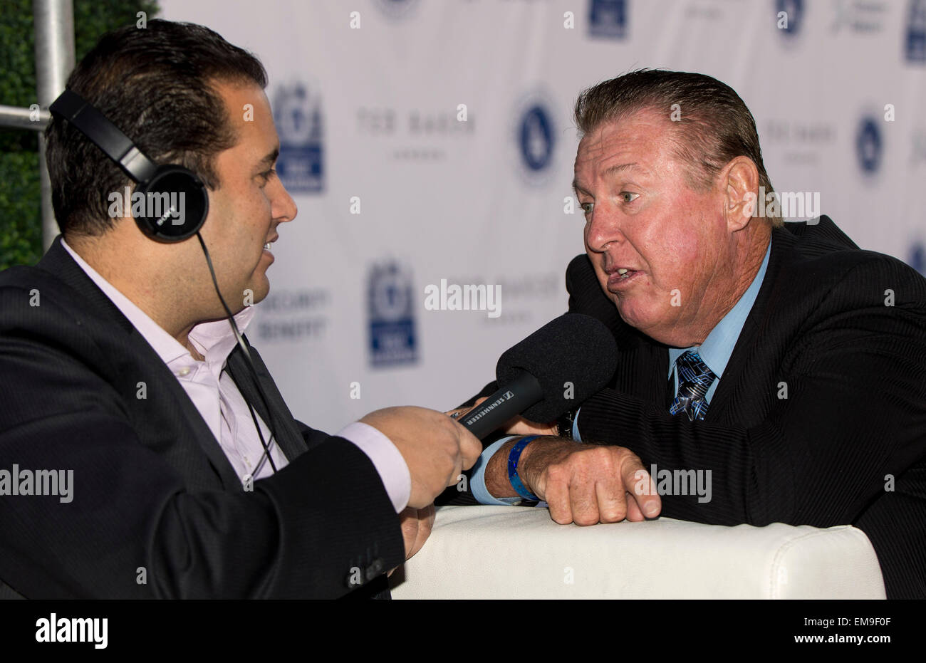 Los Angeles California Usa 16th Apr 2015 Mickey Hatcher Is