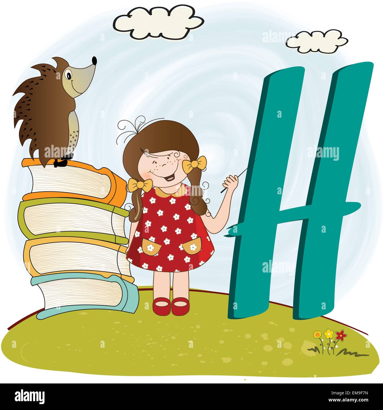 children alphabet letters Stock Vector Image & Art - Alamy