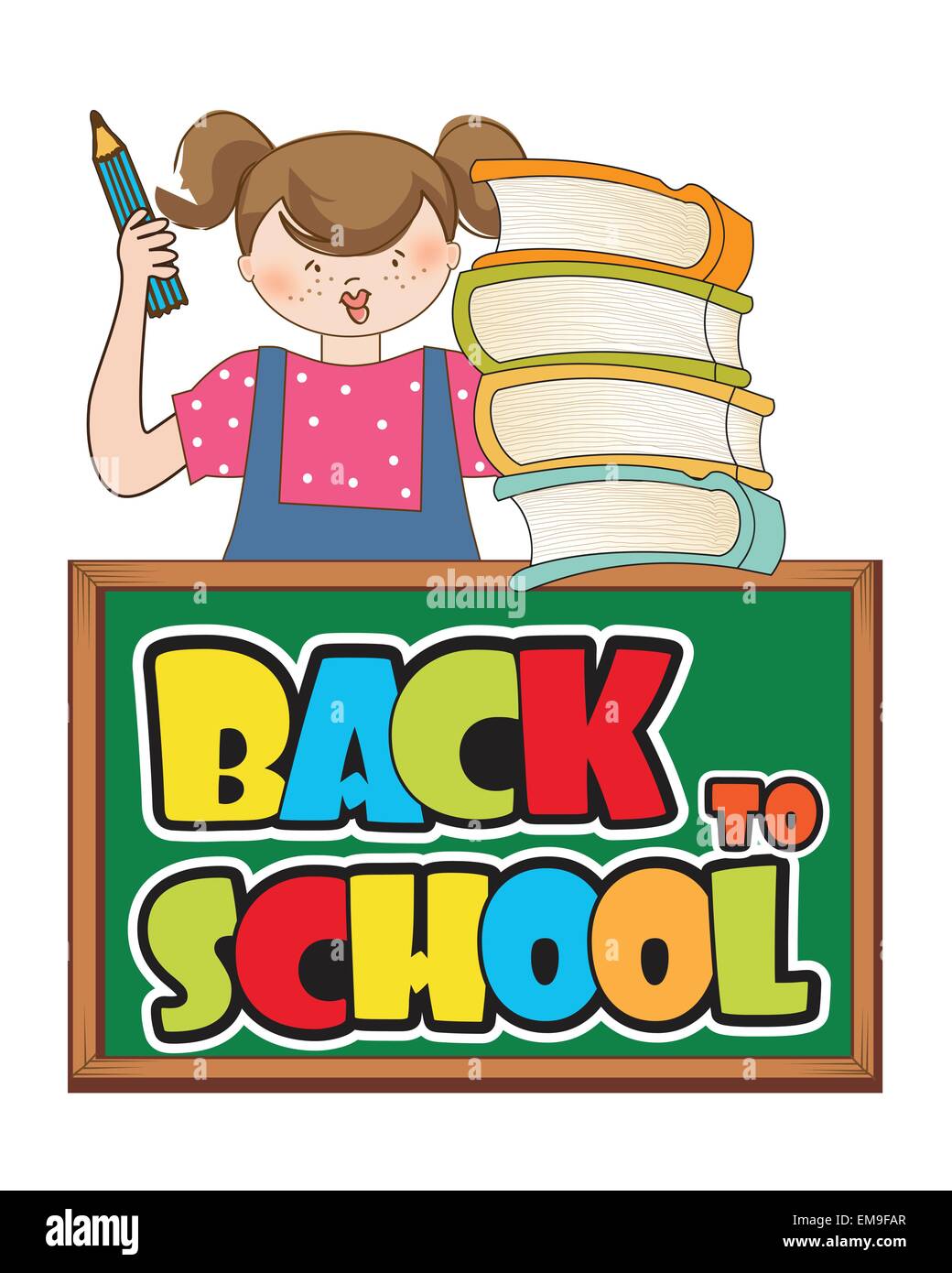 Happy young high school Stock Vector Images - Alamy