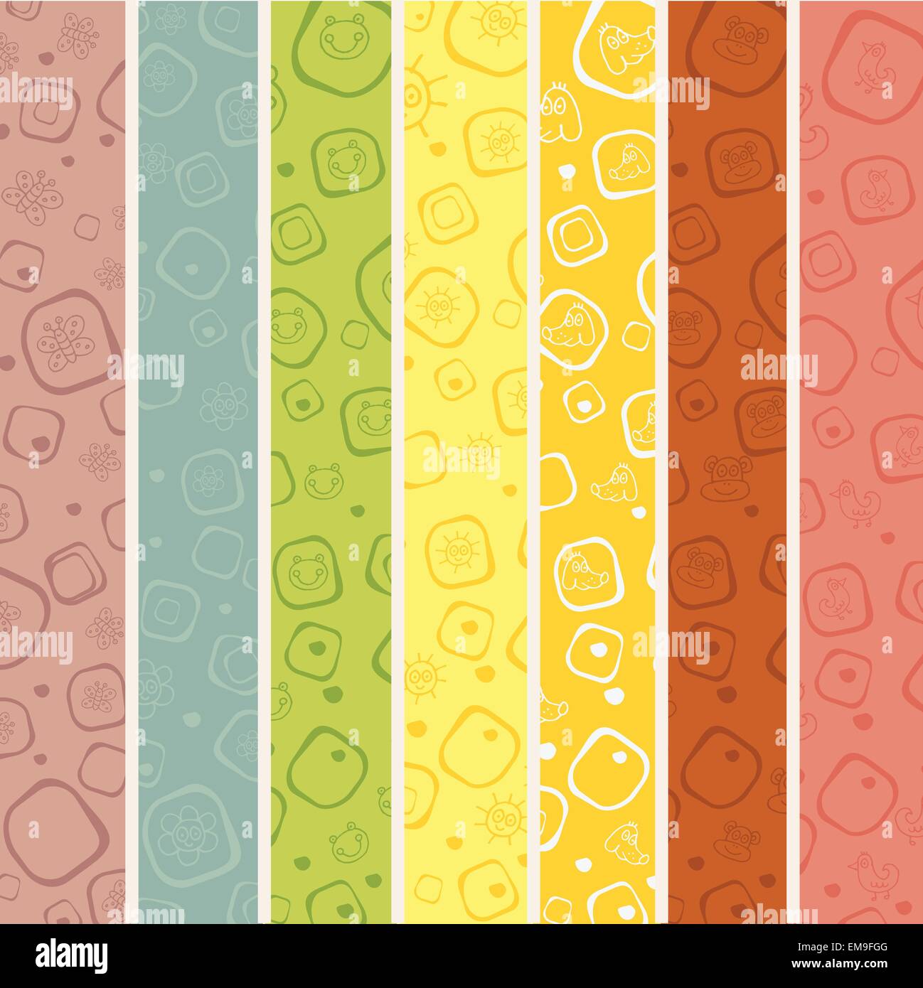 vintage seamless strips background Stock Vector Image & Art - Alamy