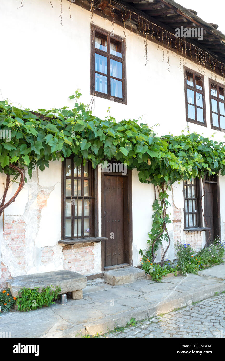 Rustic house in traditional Bulgarian village, Tryavna, Bulgaria Stock ...