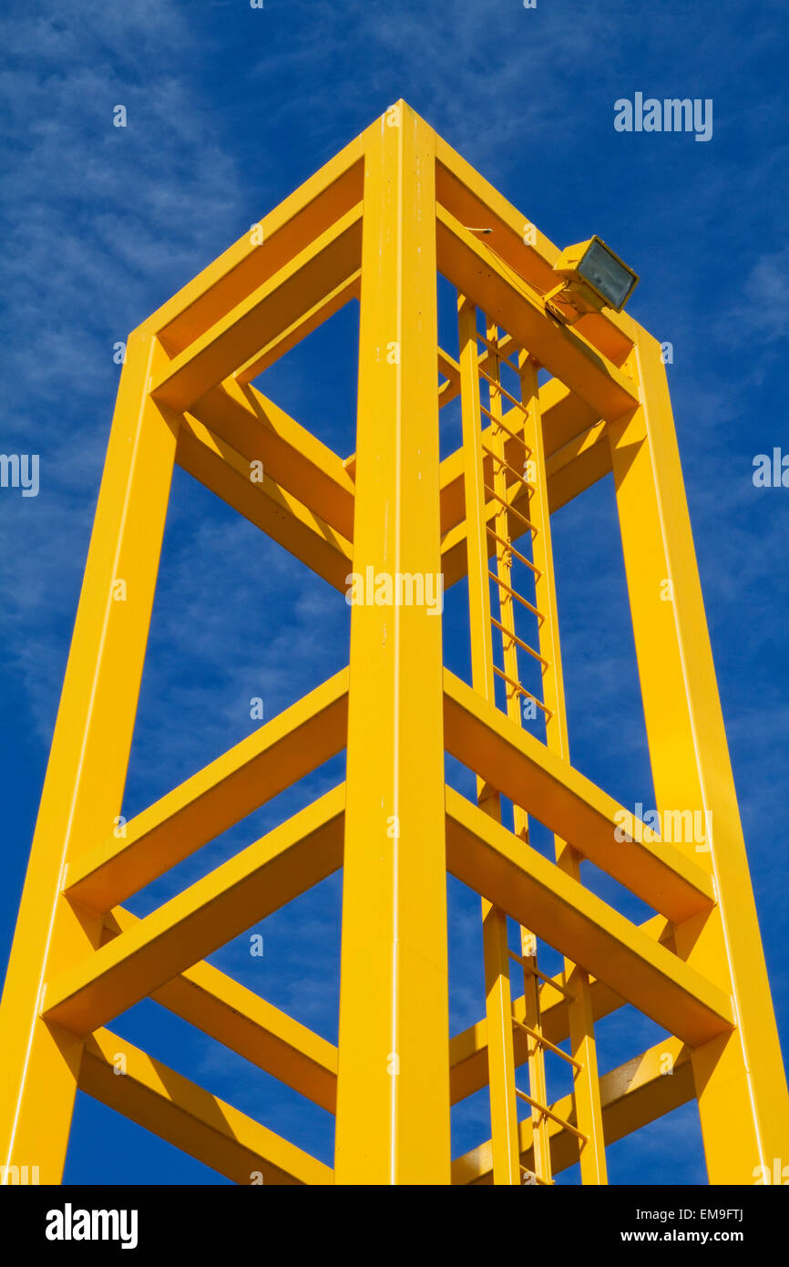 Yellow Structure In Westminster Quay, New Westminster, British Columbia ...
