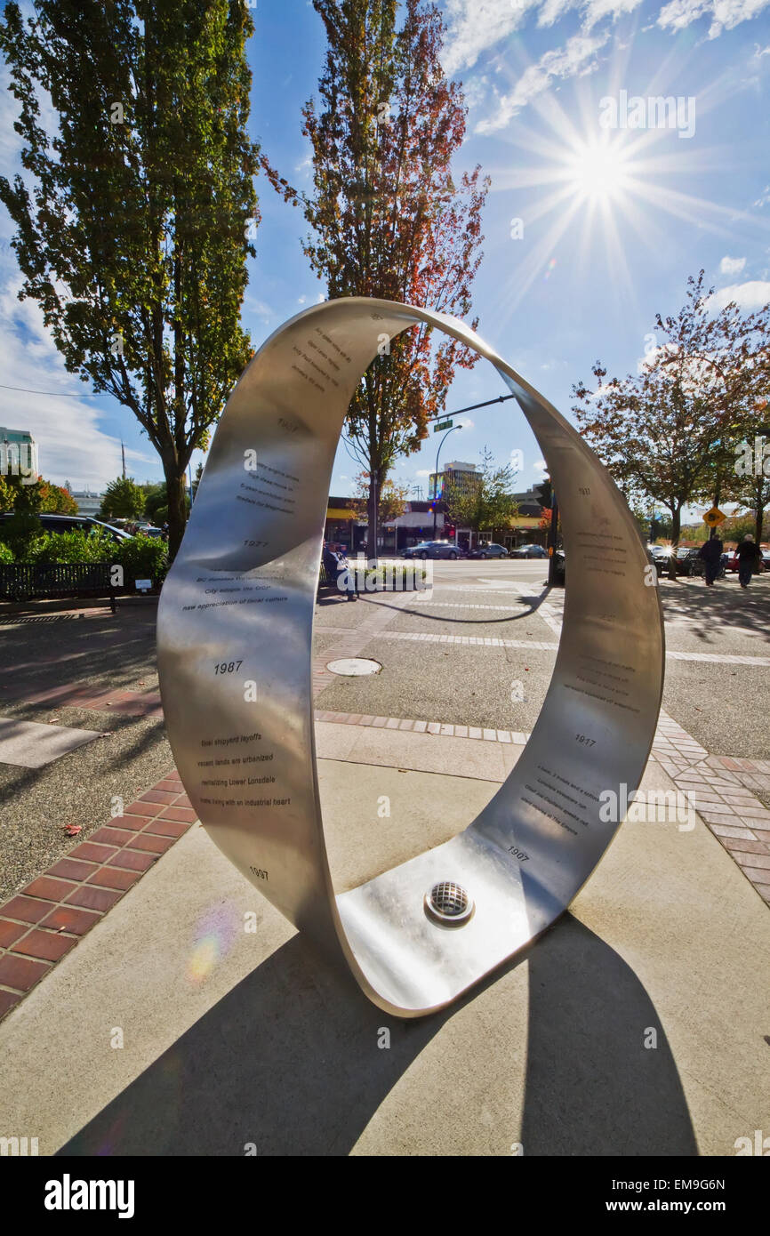 Continuum, Sculpture By Catherine Kerr On Lonsdale Avenue, North ...
