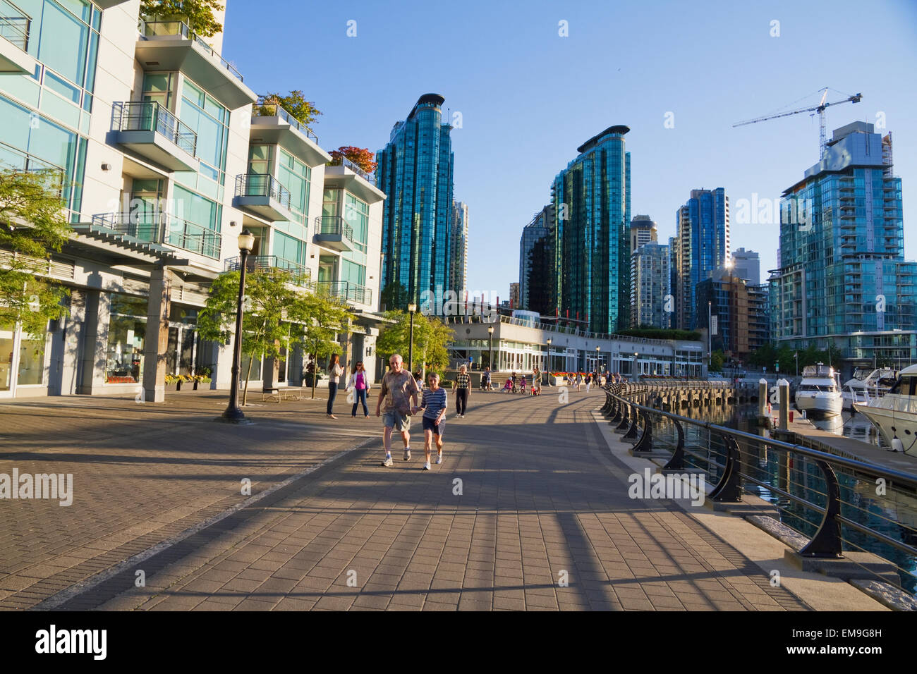 Coal Harbor Quay, Vancouver, British Columbia, Canada Stock Photo - Alamy