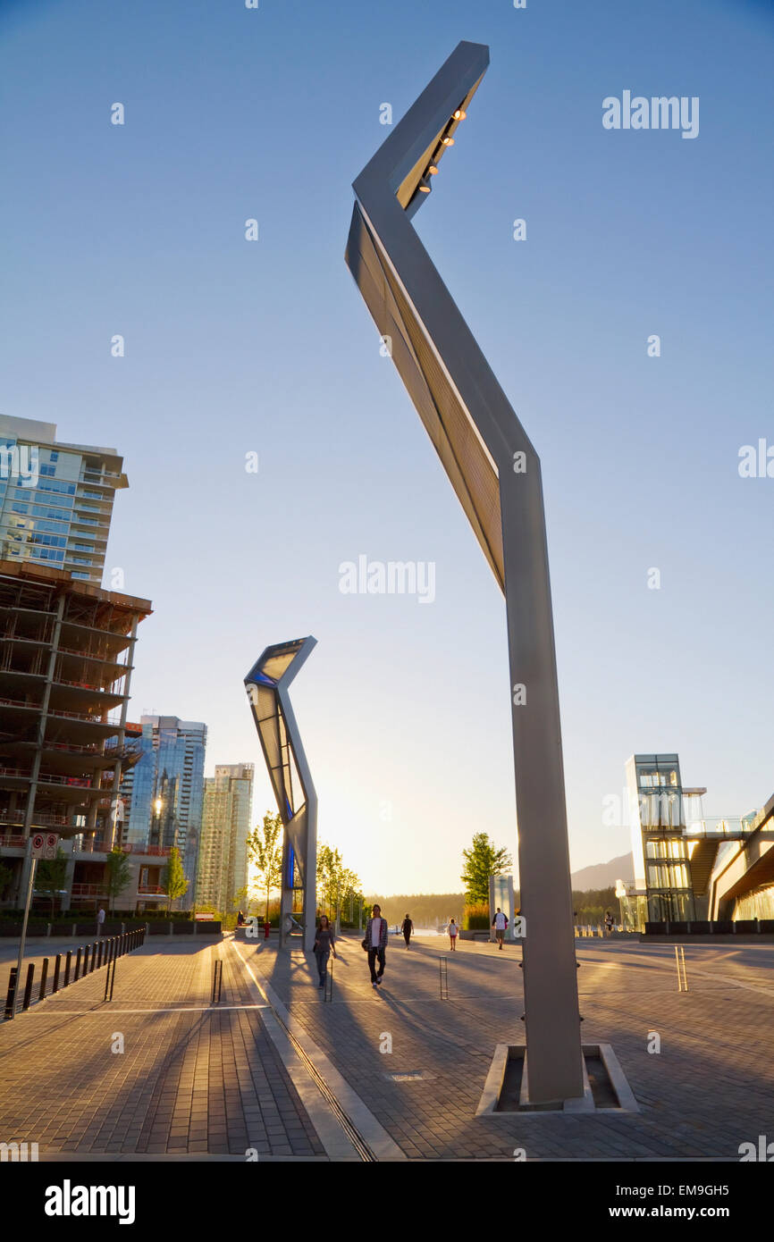 Jack Poole Plaza, Vancouver, British Columbia, Canada Stock Photo - Alamy