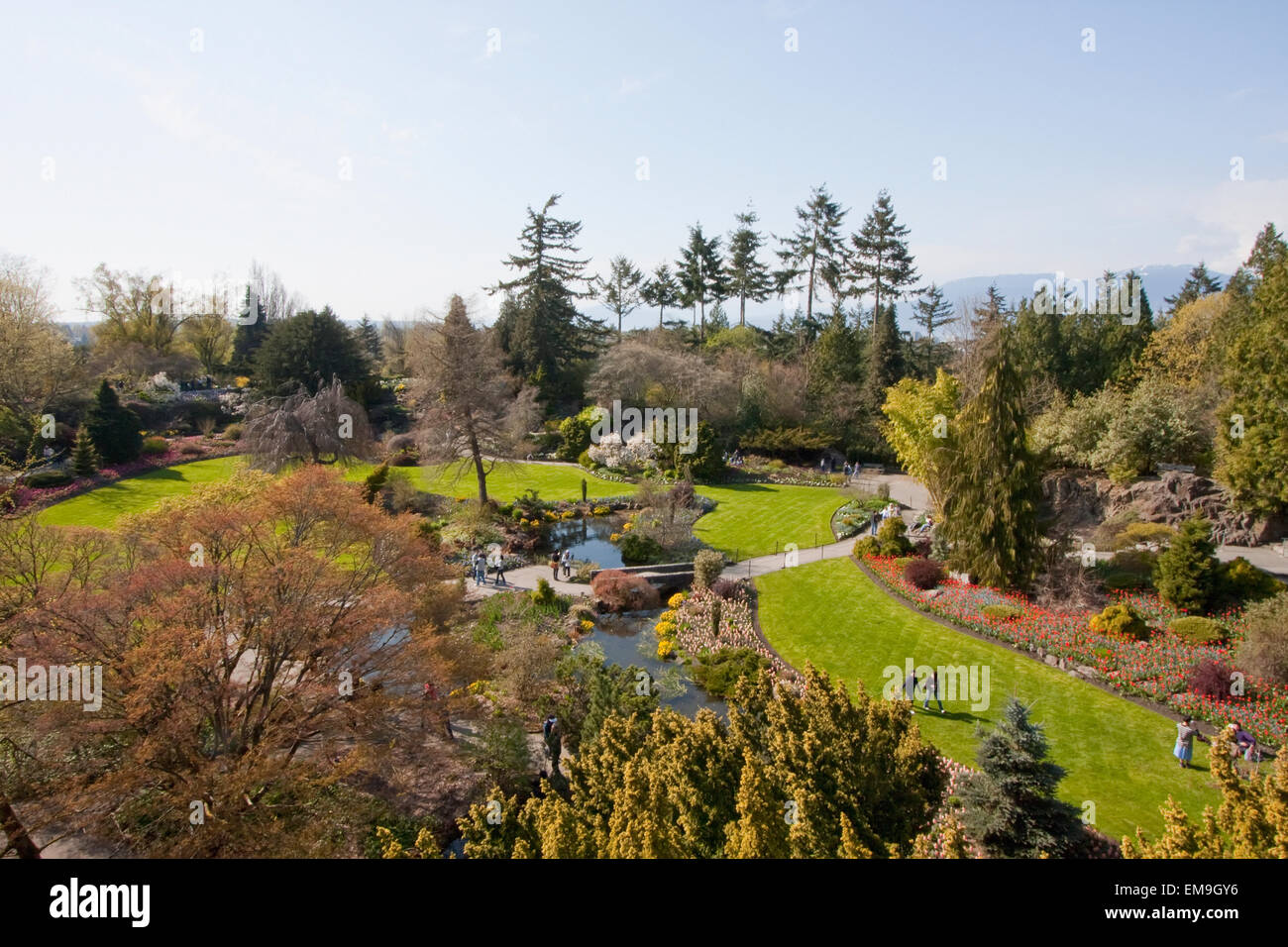 Queen elizabeth park vancouver spring hi-res stock photography and ...
