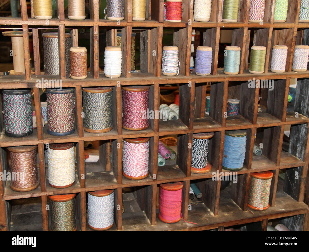 A Collection of Reels Holding Cotton and Threads Stock Photo - Alamy