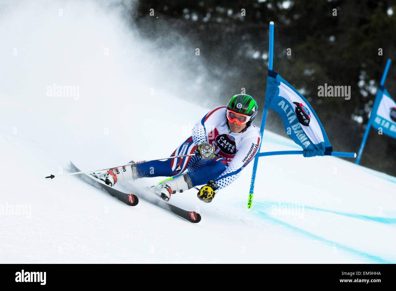 Val Badia, Italy 21 December 2014. TRIKHICHEV Pavel (Rus) competing in ...