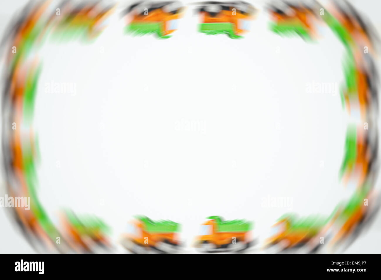 Frame of Earth moving toy. Kids Frame Stock Photo - Alamy