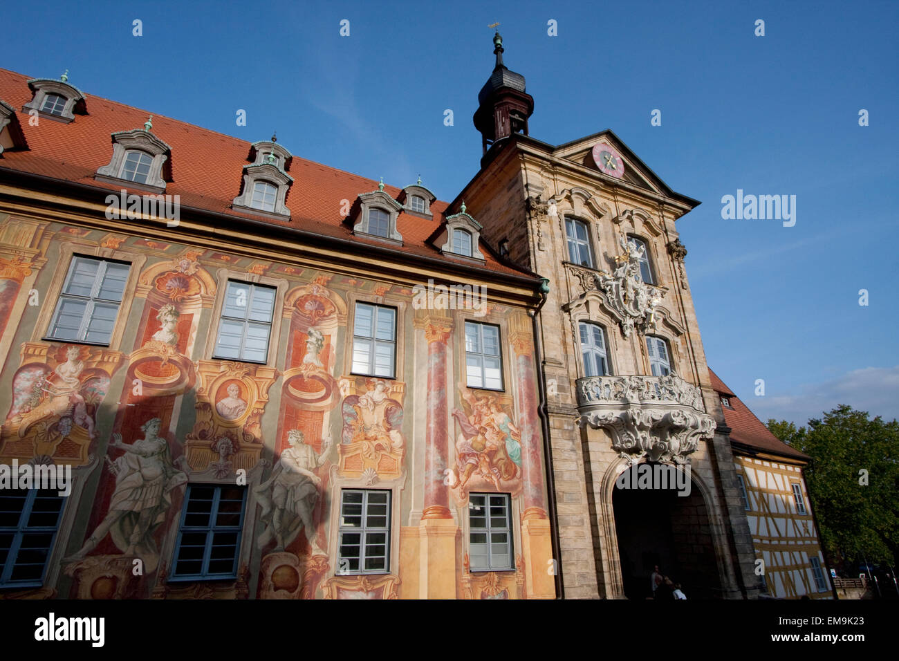 Altes Rathaus (Old Town Hall) Built In The Middle Of The Regnitz River ...