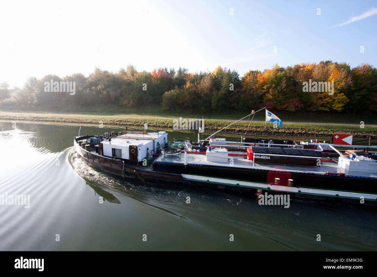 Riverboat On The Main-Danube Canal Between Bamberg And Nuremberg ...