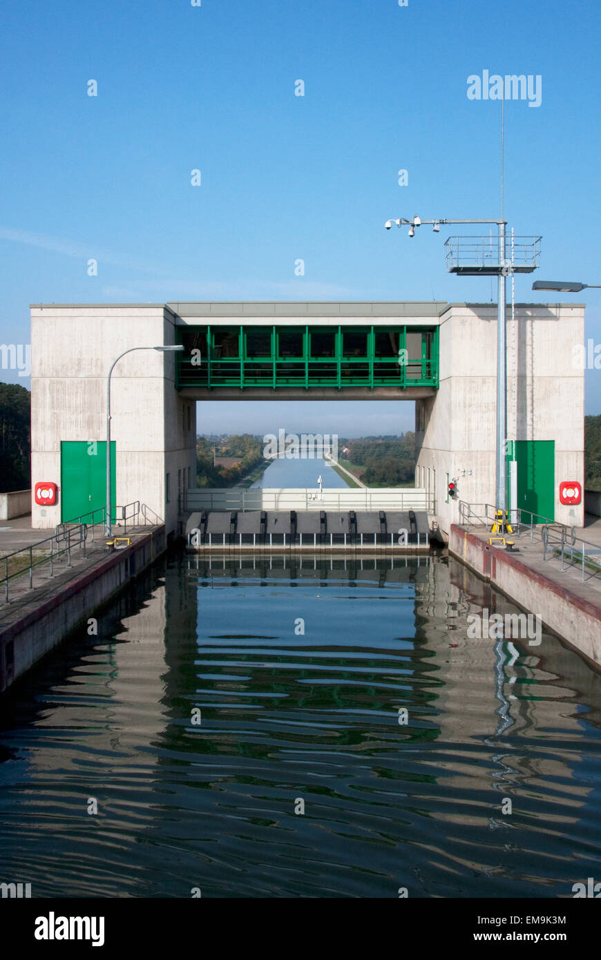Eibach Lock On The Main-Danube Canal, Bavaria, Germany Stock Photo - Alamy