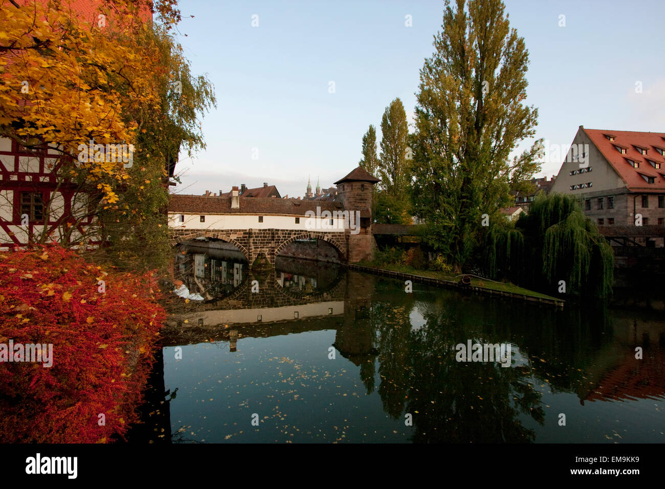Pegnitz River, Nuremberg, Bavaria, Germany Stock Photo - Alamy