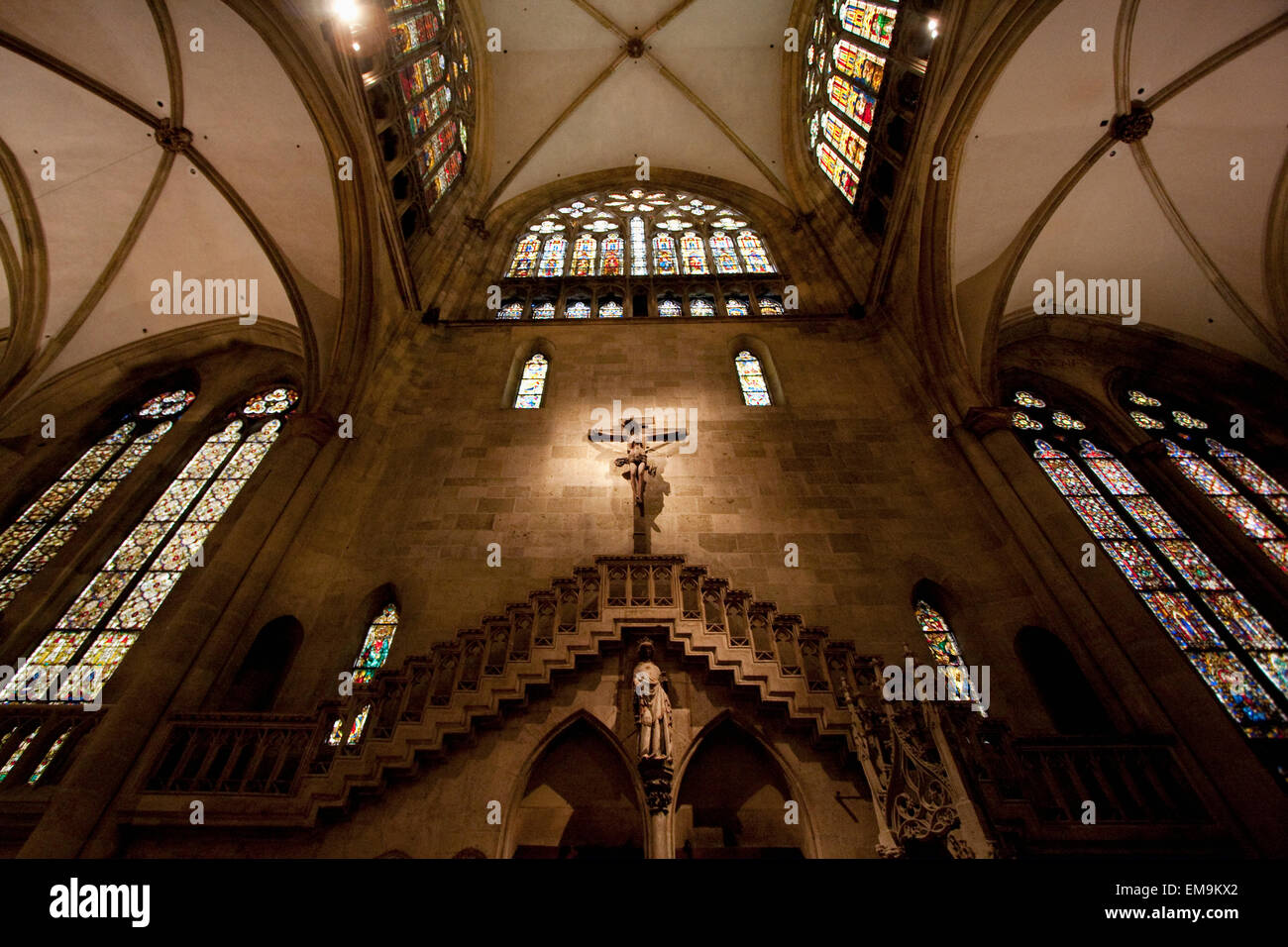 Regensburg cathedral stained glass hi-res stock photography and images ...