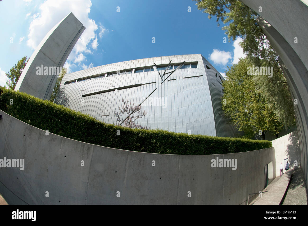 The Libeskind Building Of The Jewish Museum, Berlin, Germany Stock ...