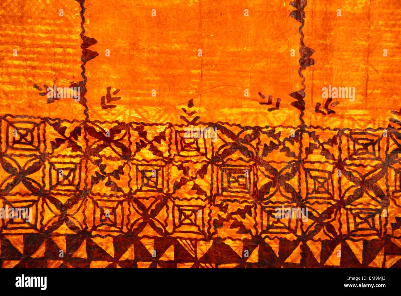 Polynesian tapa cloth hi-res stock photography and images - Alamy