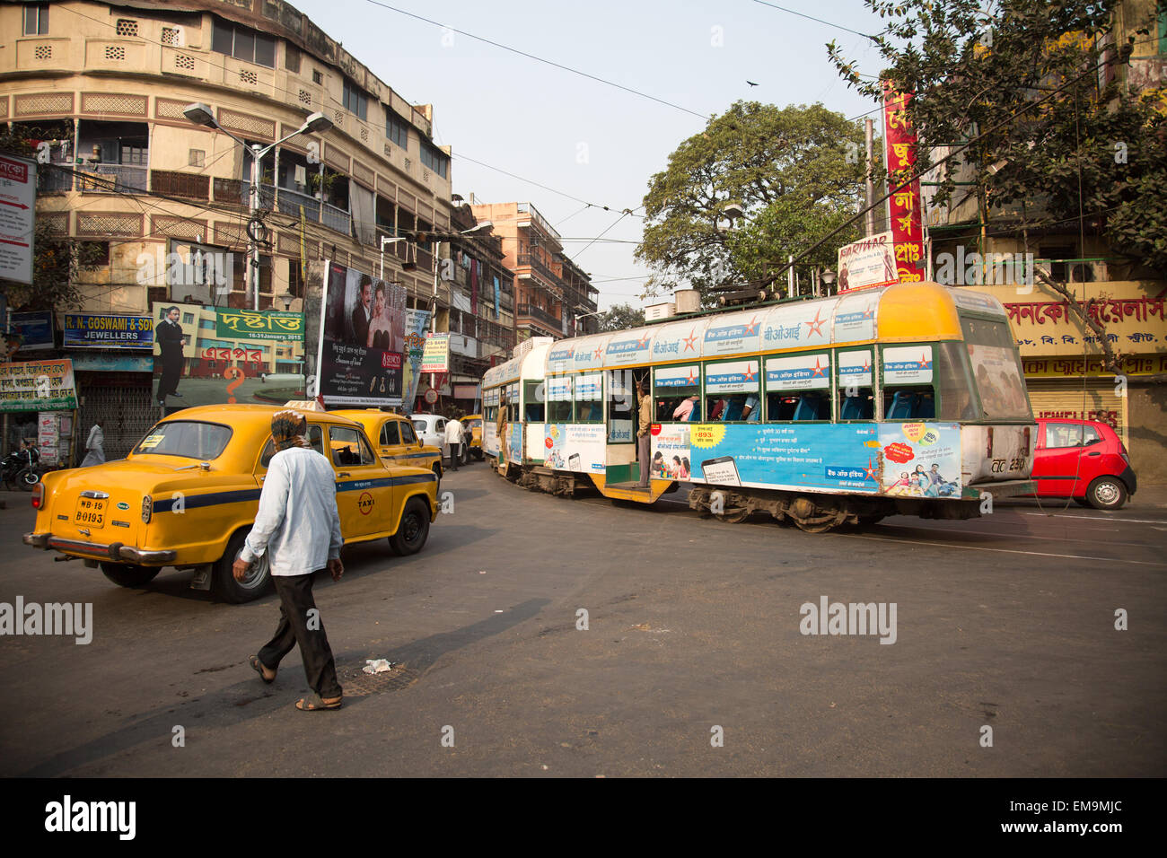 Streets of Kolkata India Stock Photo - Alamy